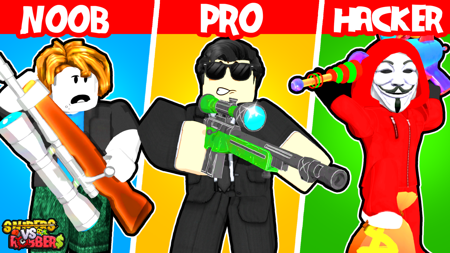 Pogi Games - Roblox Game Studio | Sniper vs Robbers & More